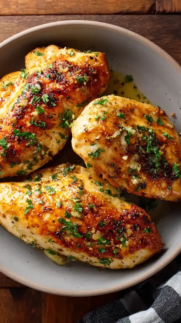 Air Fryer Garlic Butter Chicken - cookingwithmike.com